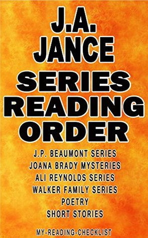 J.A. Jance: Series Reading Order by My Reading Checklist