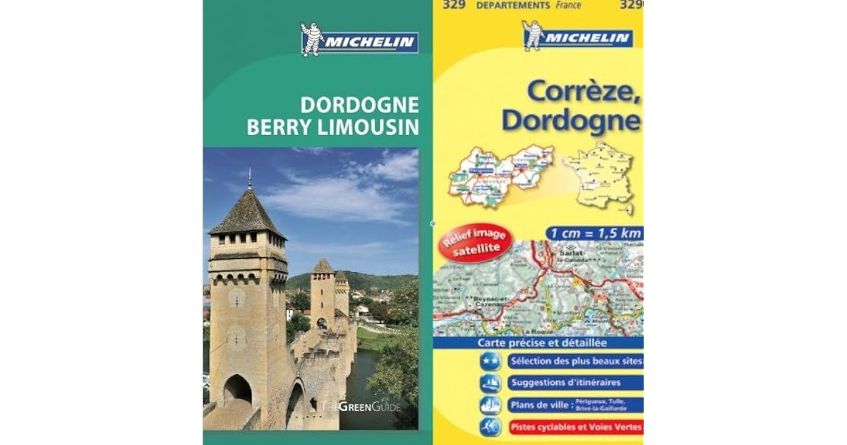 Michelin Green Guide Dordogne Pack - Guide in English plus map by ...