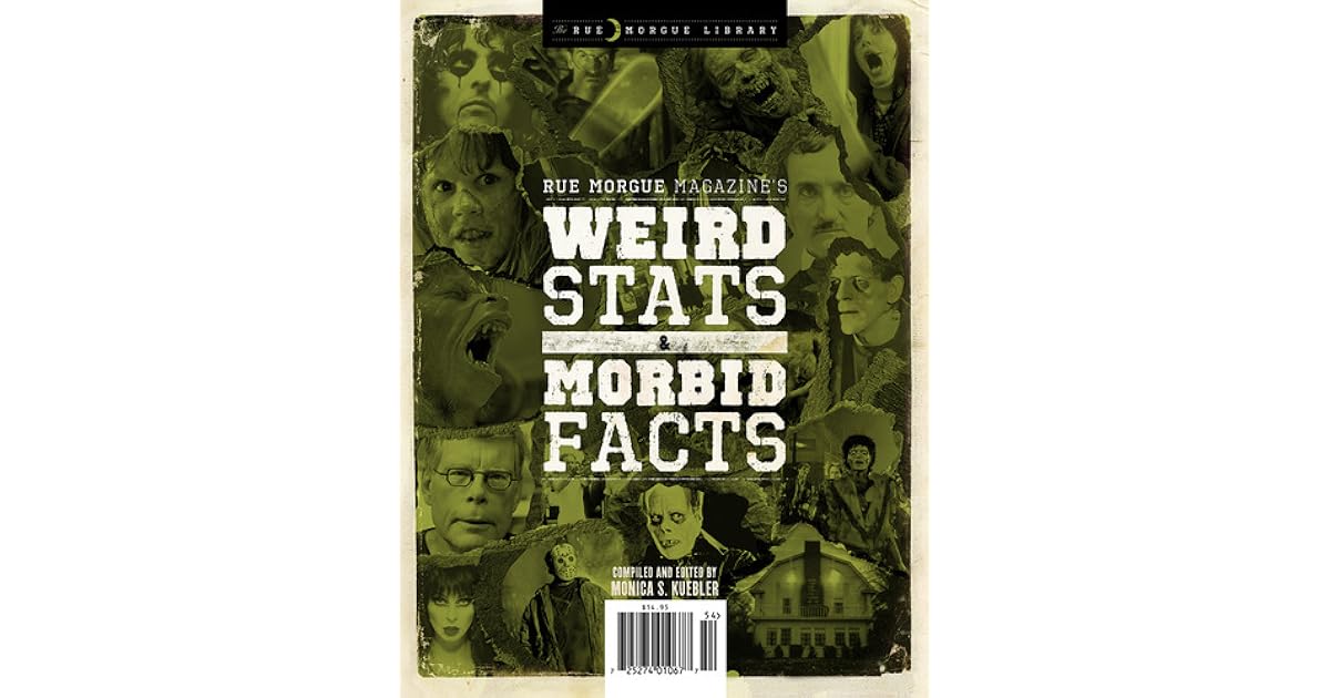 Rue Morgue Magazine's Weird Stats & Morbid Facts by Monica S. Kuebler