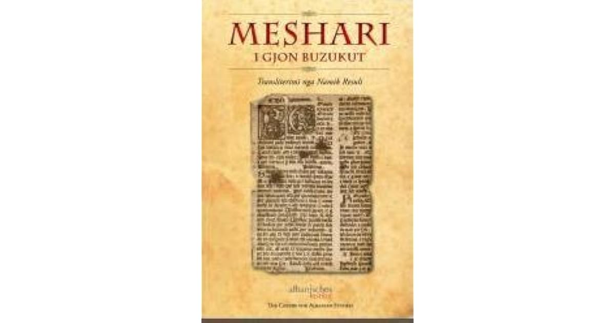 Meshari by Gjon Buzuku