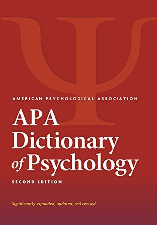 APA Dictionary of Psychology, Second Edition by American Psychological ...