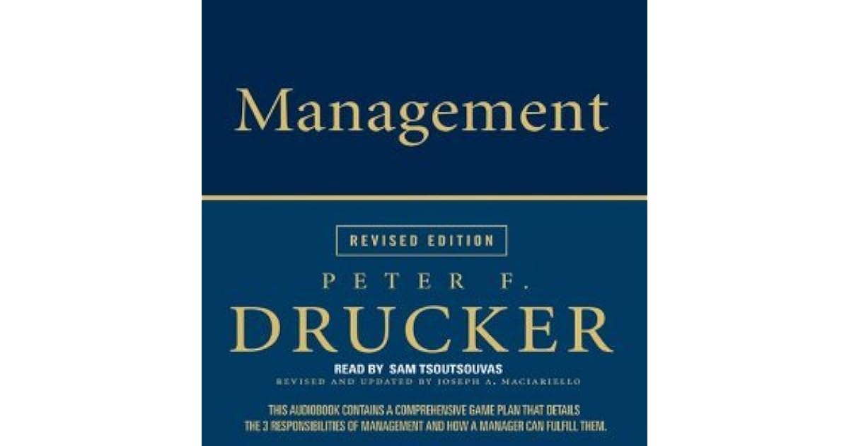 Management: Revised Edition by Peter F. Drucker