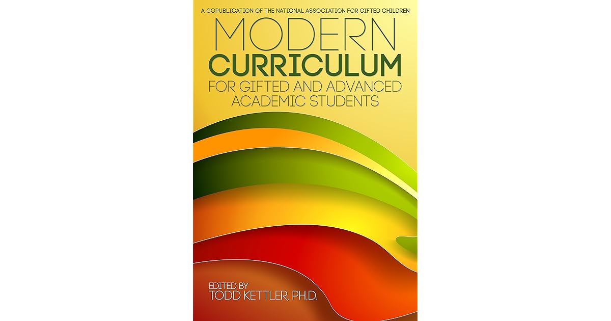 Book giveaway for Modern Curriculum for Gifted and Advanced Academic ...