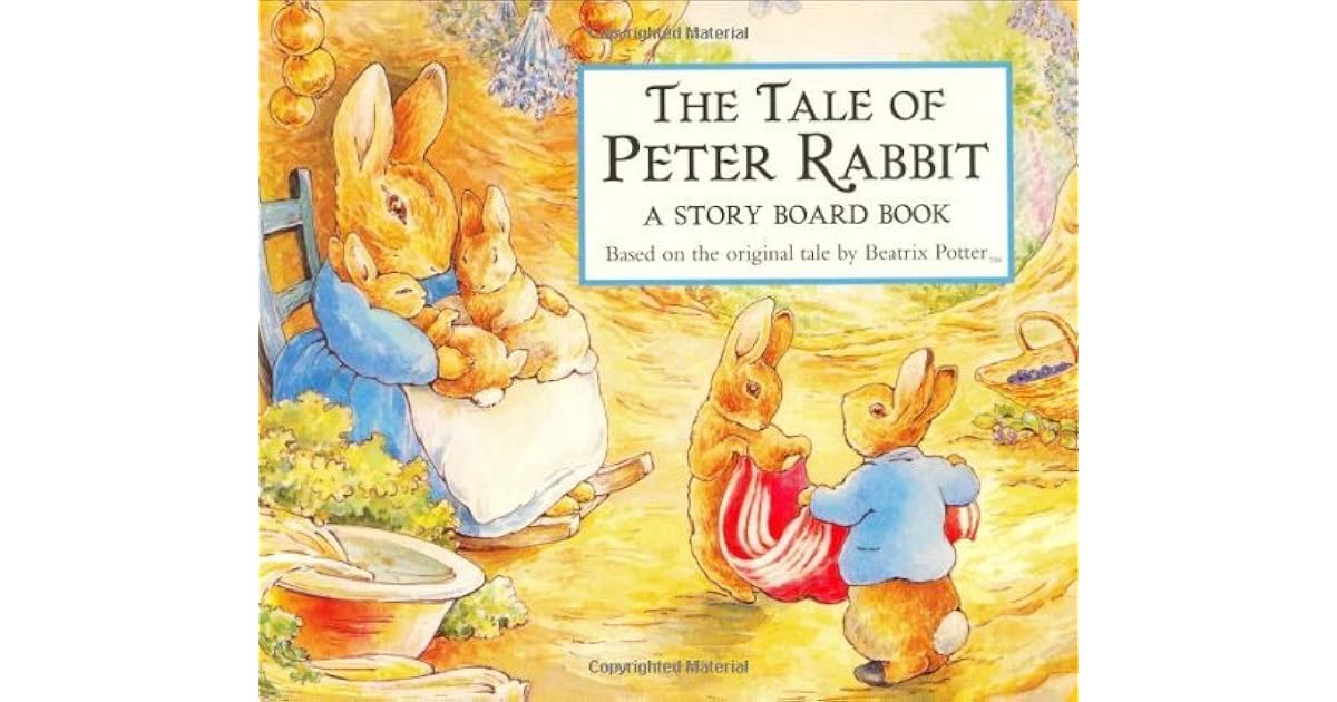 The Tale of Peter Rabbit Story Board Book by Beatrix Potter