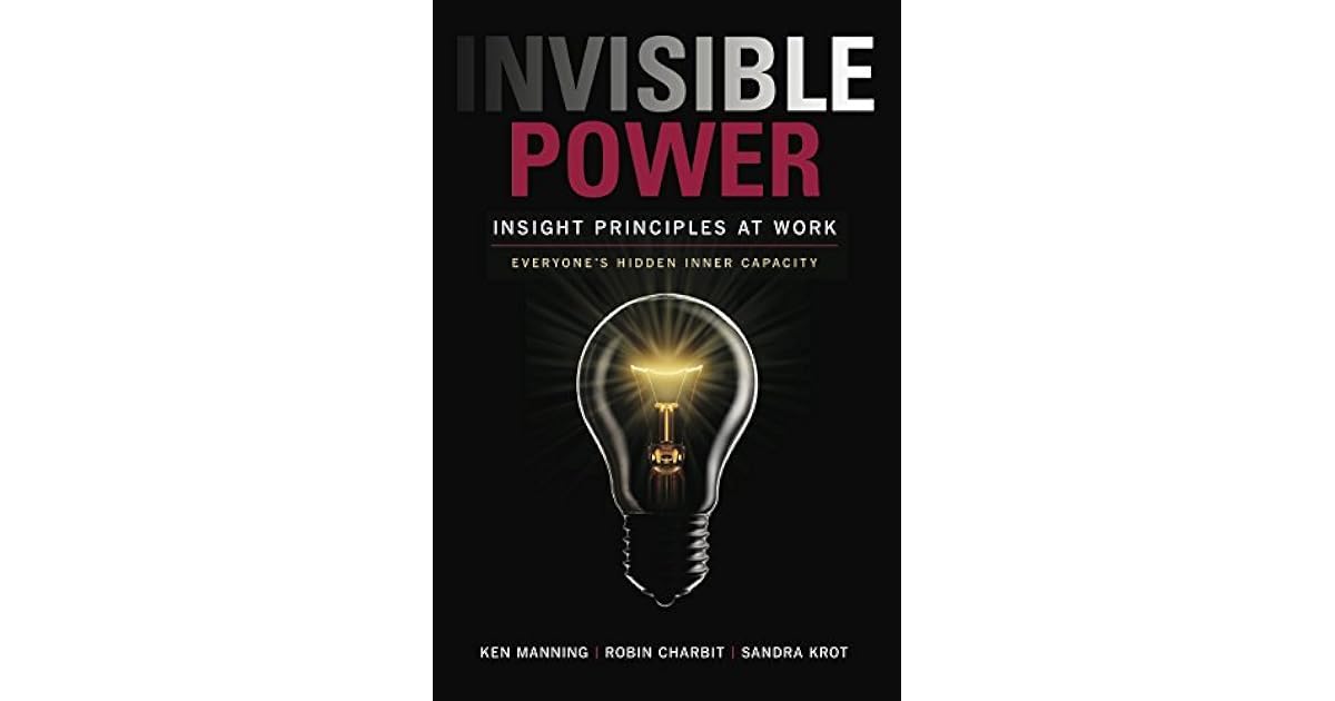 Invisible Power: Insight Principles at Work: Everyone's Hidden Inner ...