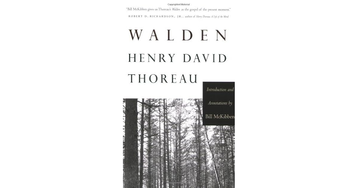 Walden by Henry David Thoreau