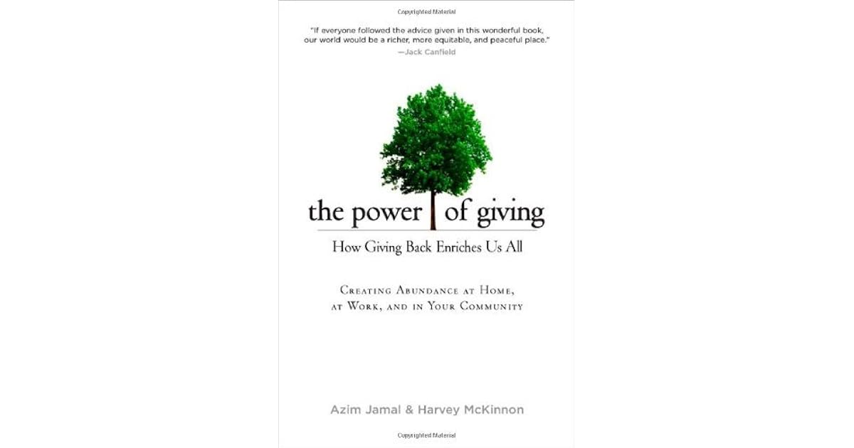 The Power of Giving by Azim Jamal