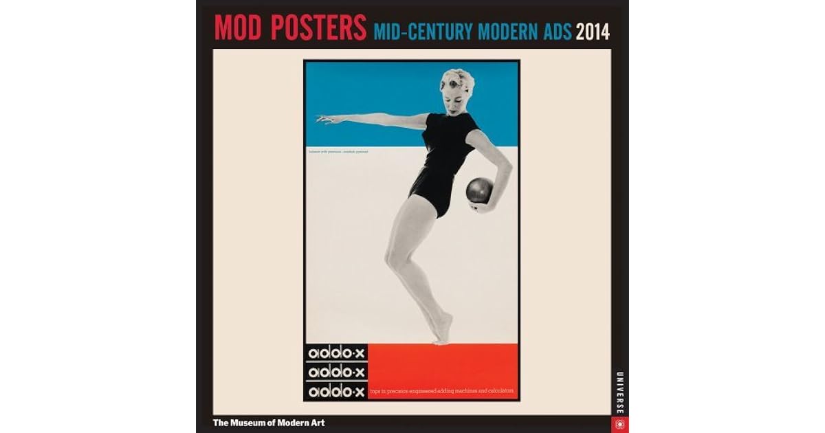 Mod Posters Calendar: Mid-Century Modern Ads by Museum of Modern Art ...