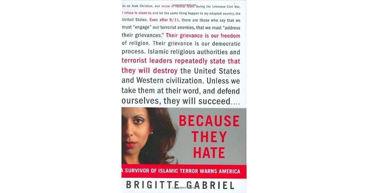 Because They Hate by Brigitte Gabriel