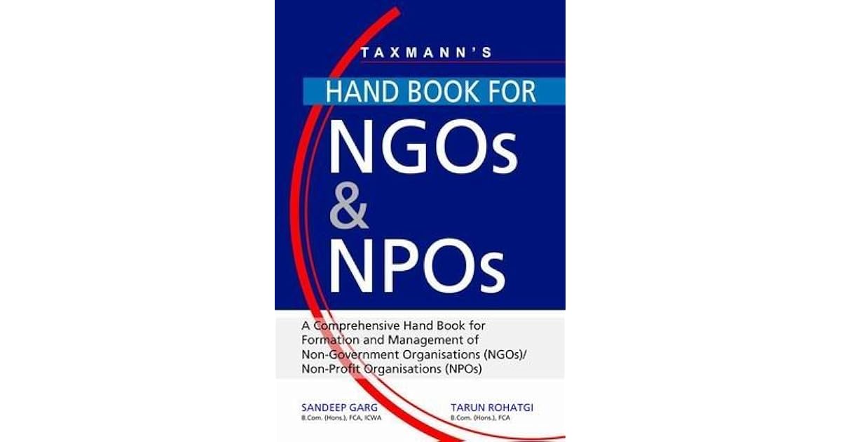 Handbook for NGO's and NPO's by Sandeep Garg
