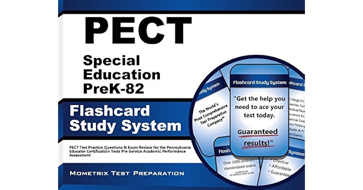 Pect Special Education Prek-8 Flashcard Study System: Pect Test ...