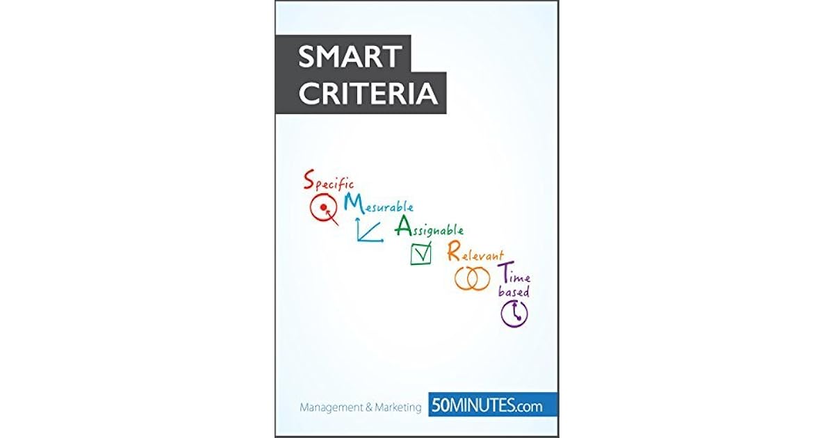 The SMART Criteria: The SMART way to set objectives by Guillaume Steffens