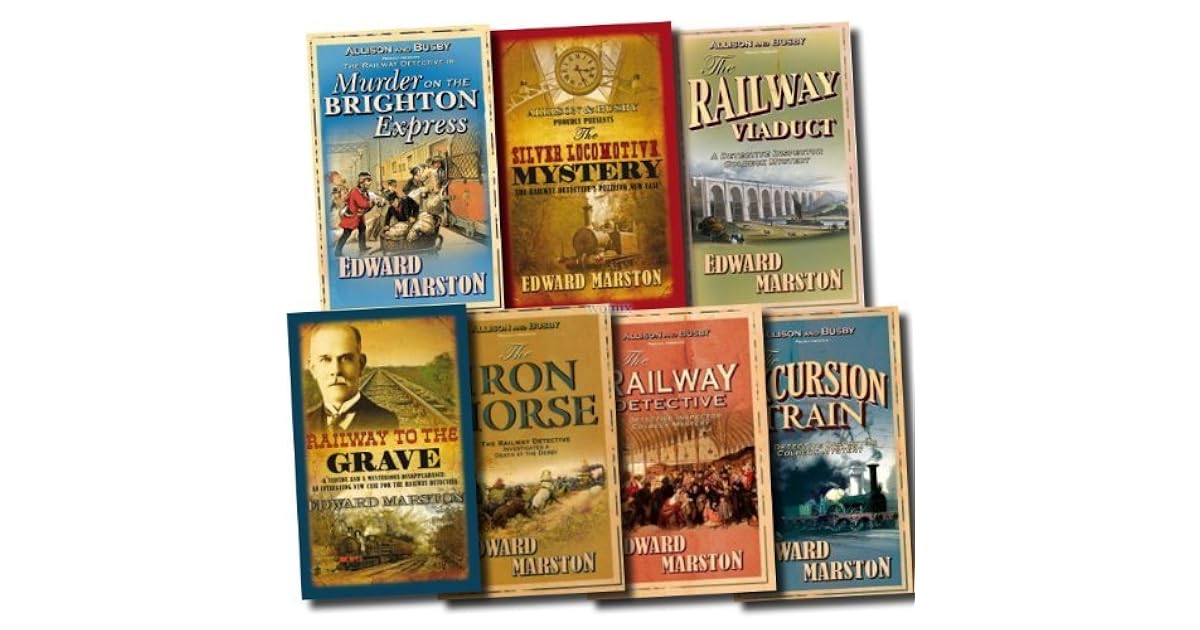 Edward Marston Railway Detective Collection 7 Books Set Pack by Edward ...
