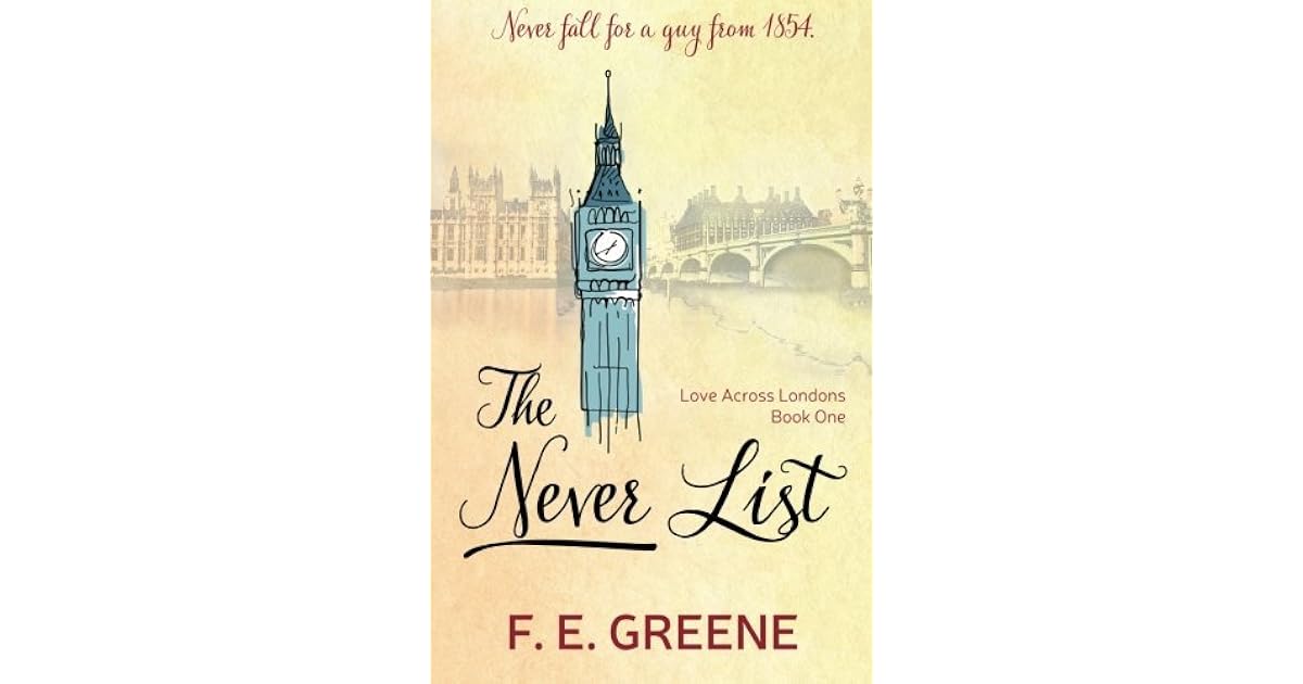 Book giveaway for The Never List (Love Across Londons #1) by F.E ...