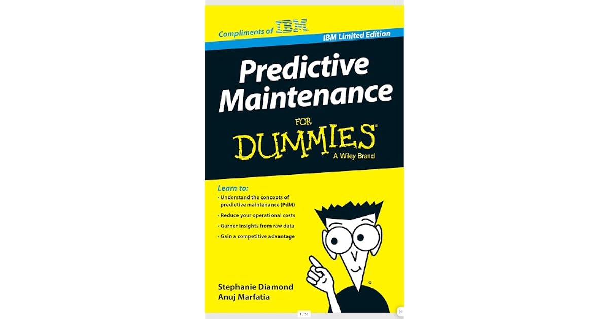 Predictive Maintenance for Dummies by Stephanie Diamond