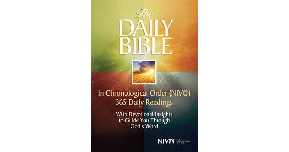 The Daily Bible--In Chronological Order by Anonymous