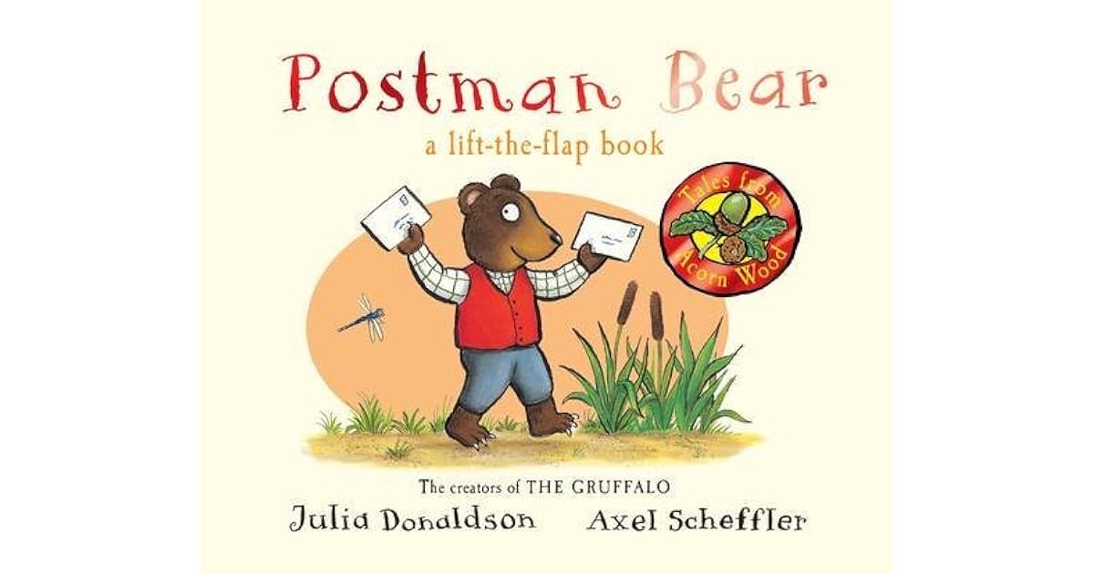 Postman Bear a lift-the-flap book by Julia Donaldson