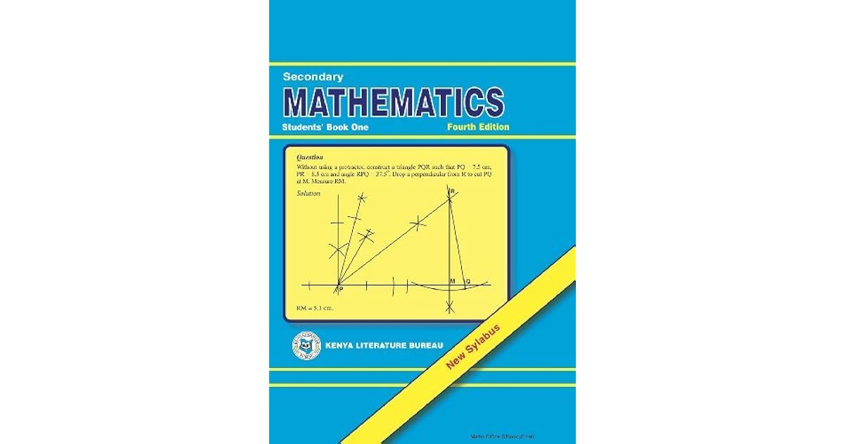 KLB Mathematics: SHS; Form 1 by Kenya Literature Bureau