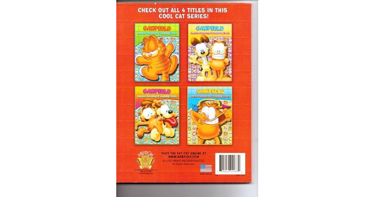 Garfield Jumbo Coloring & Activity Book by Bendon Publishing