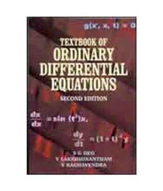 TEXTBOOK OF ORDINARY DIFFERENTIAL EQUATION by S. Deo