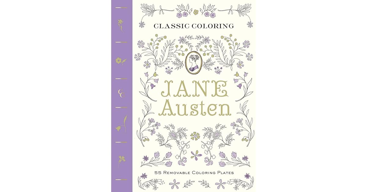Classic Coloring: Jane Austen by Anita Rundles