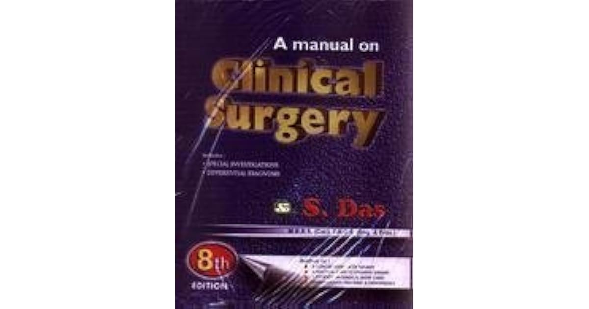 A Manual On Clinical Surgery by Das S