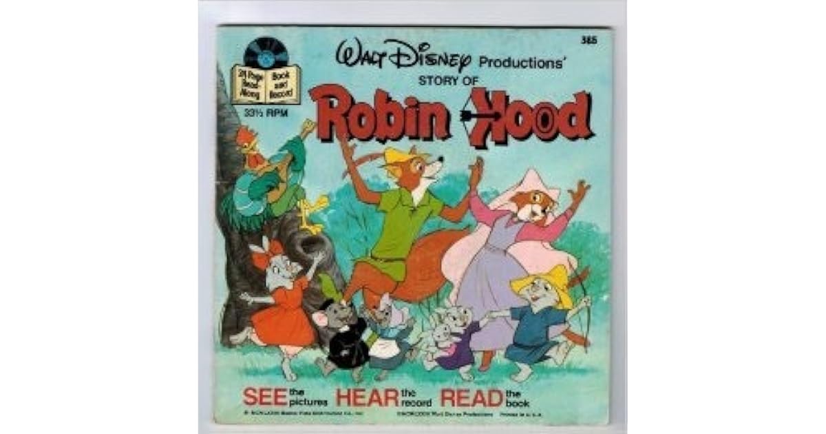 Robin Hood Read Along [With Read Along 24 Pages] by Walt Disney Company