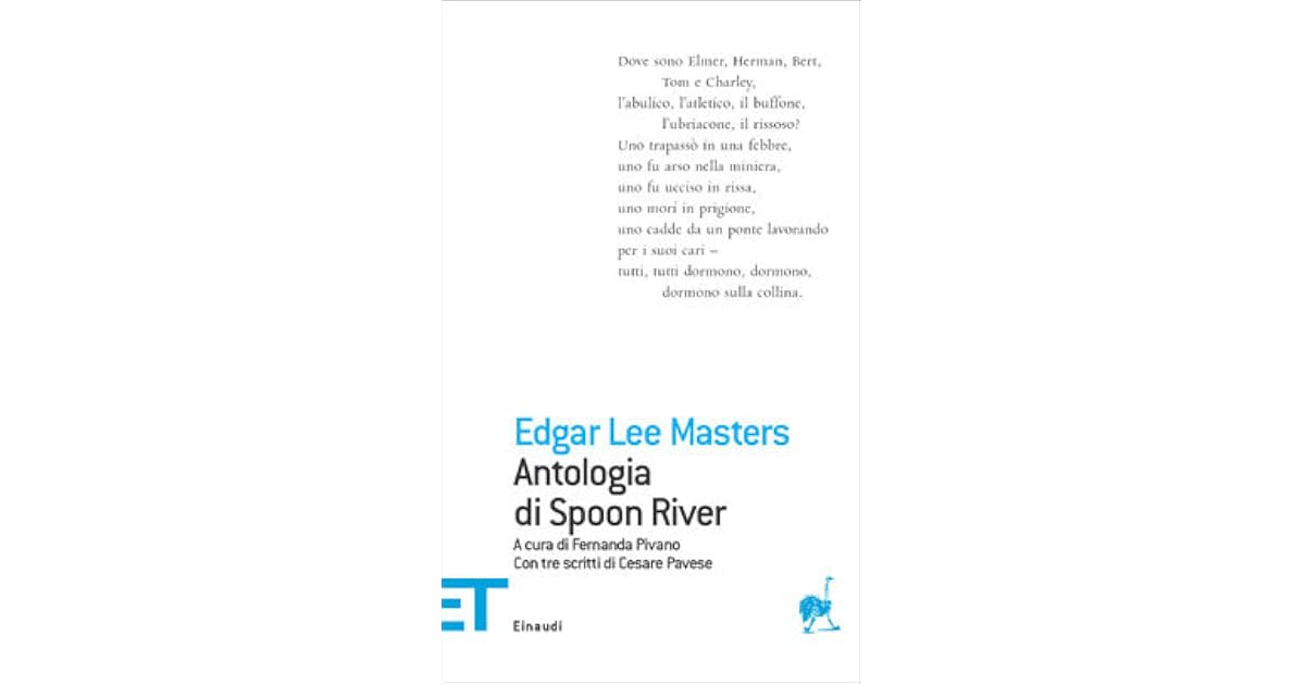 Antologia di Spoon River by Edgar Lee Masters
