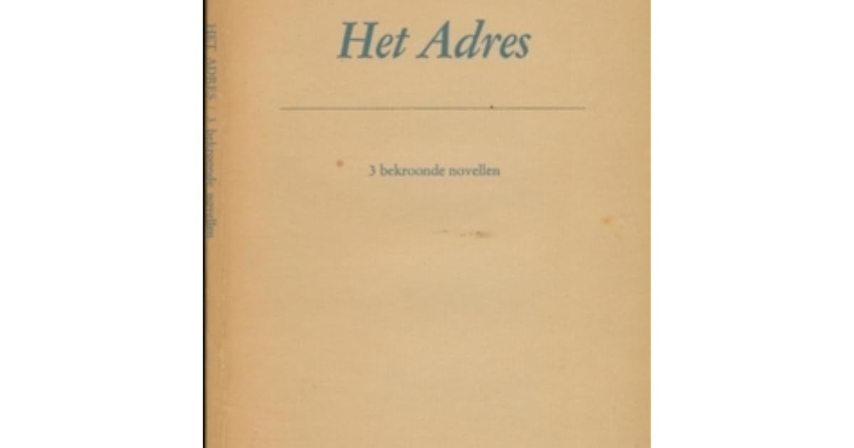 The Address by Marga Minco