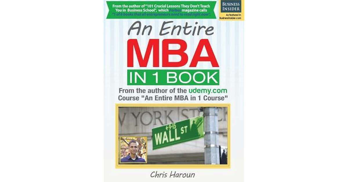 An Entire MBA in 1 Book: From the Author of the Online Course an Entire ...