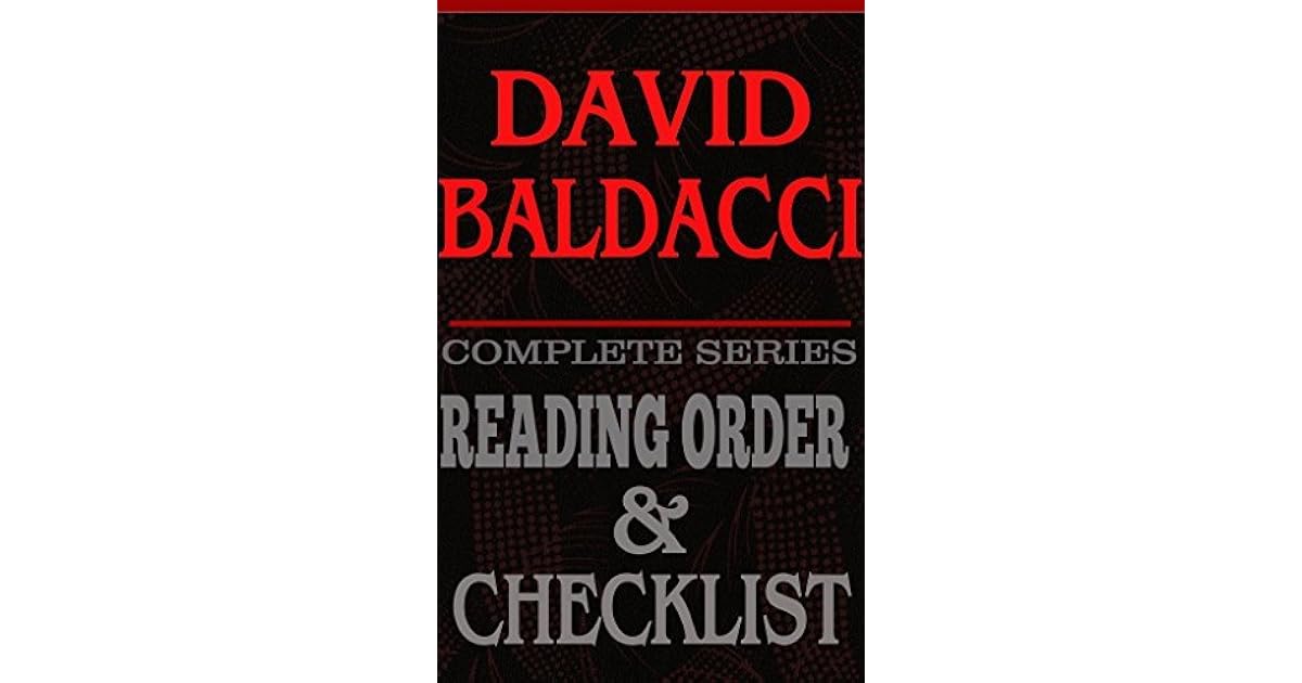 DAVID BALDACCI: Book Reading Order & Series Checklist: Greatest Authors ...