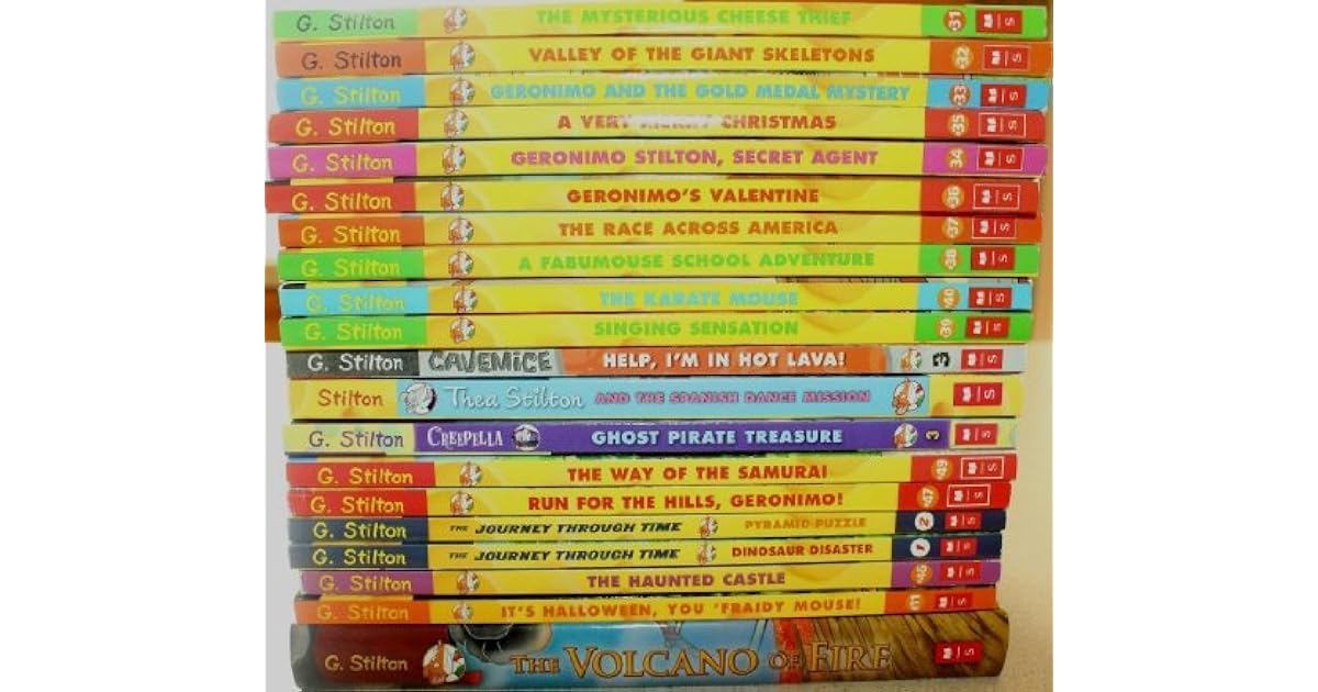 Geronimo Stilton Collection Set of 20 Books by Scholastic Inc.