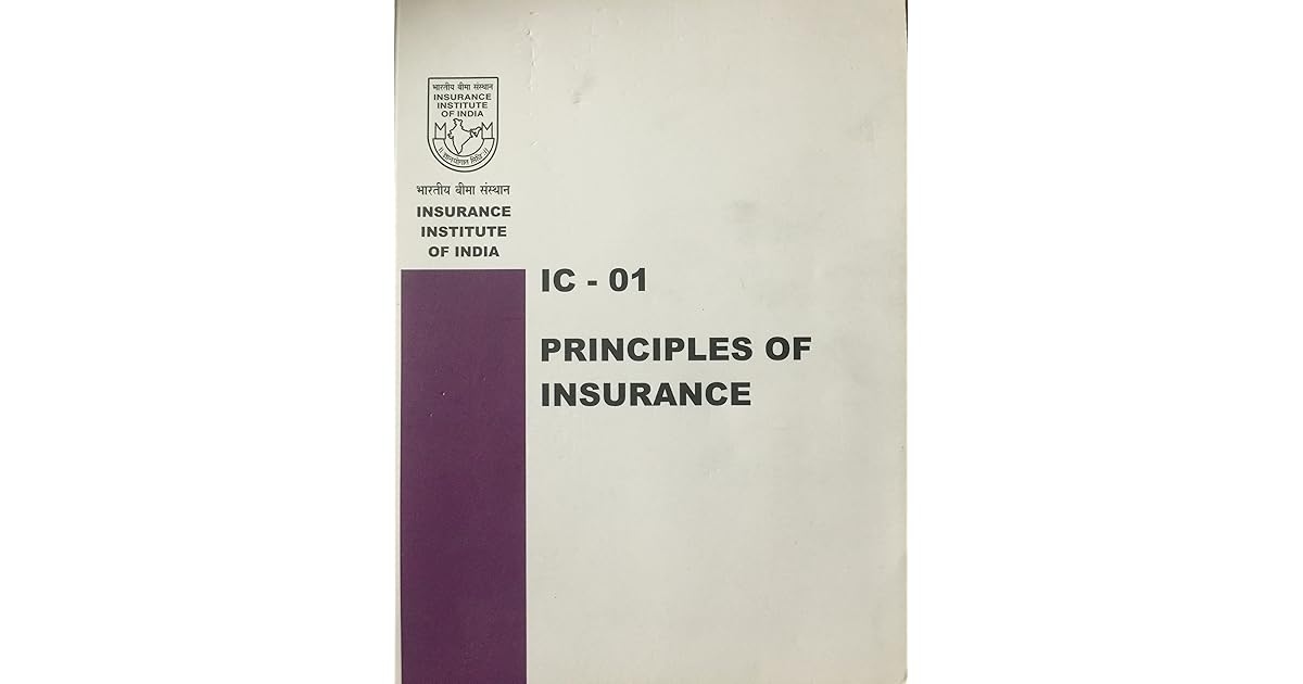 Principles of Insurance by Insurance Institute of India