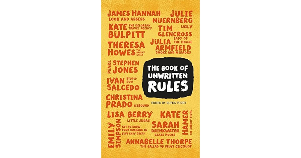 The Book of Unwritten Rules by Tim Glencross