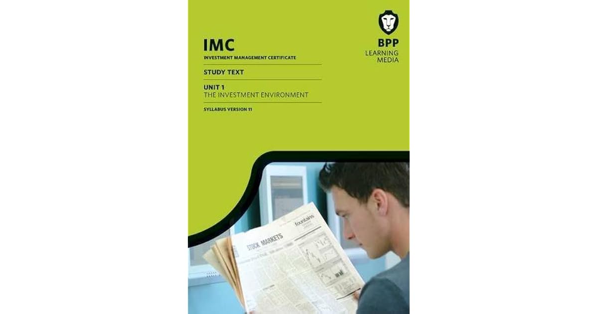 Imc Unit 1 Syllabus Version 11 by BPP Learning Media