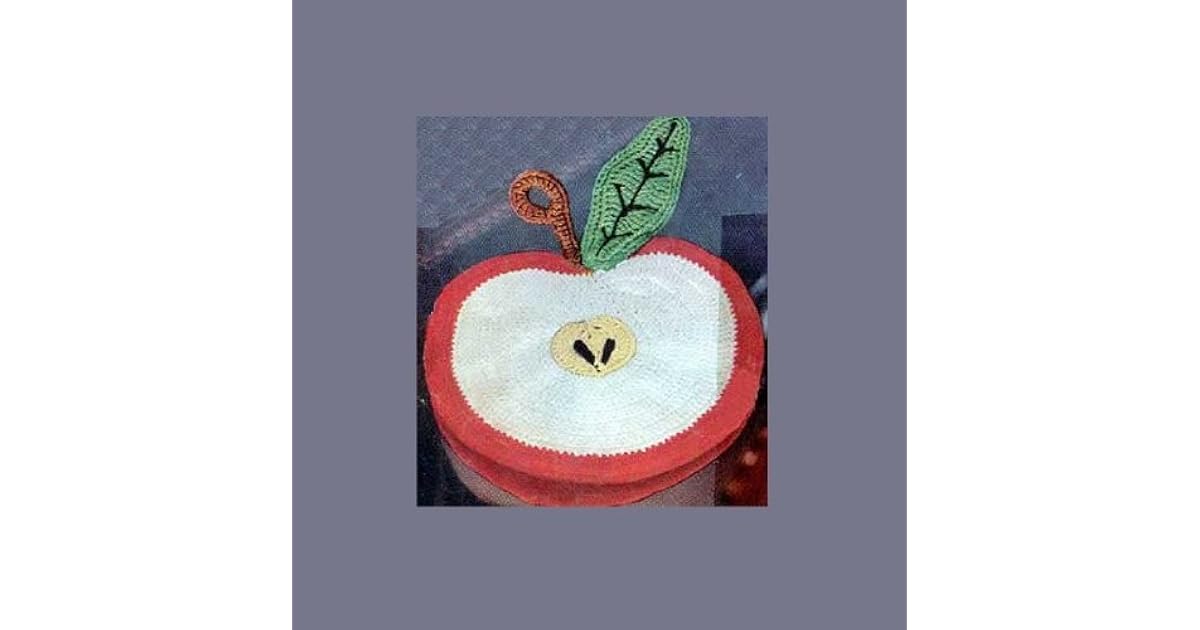 Apple Potholder. Vintage Crochet Pattern. [Annotated] by Unknown