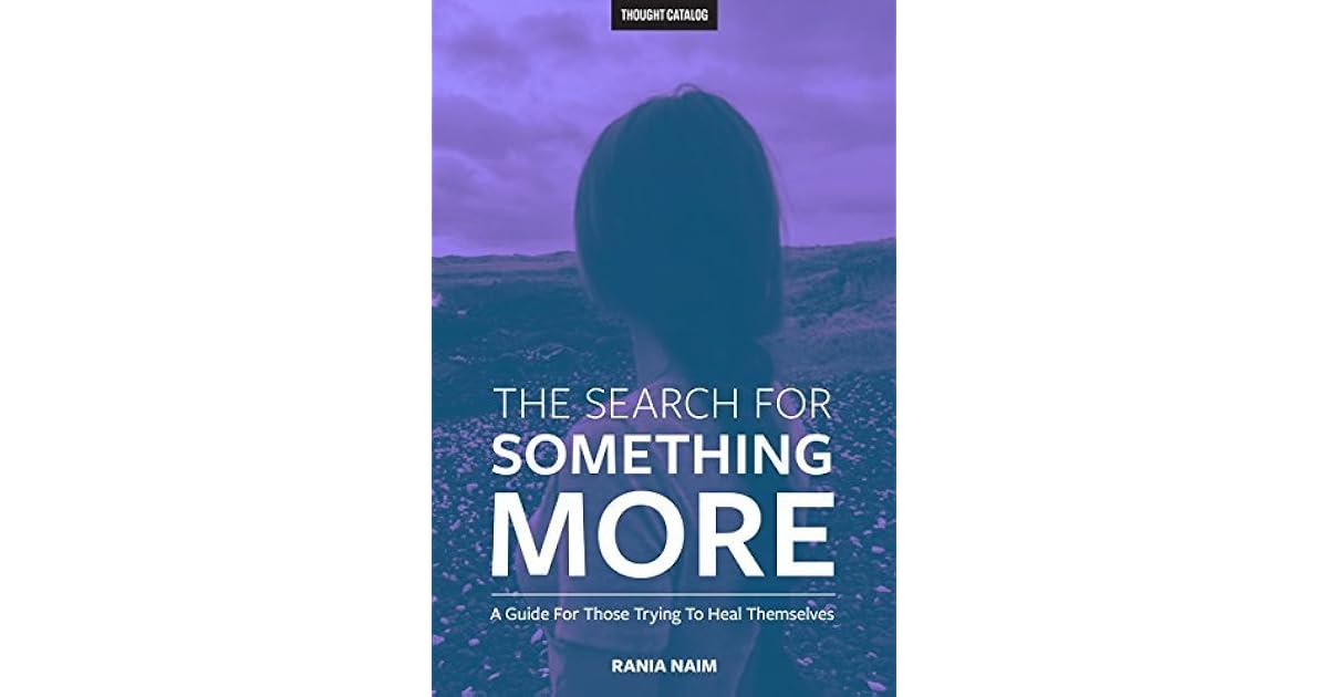 The Search For Something More: A Guide For Those Trying To Heal ...