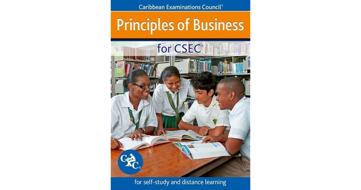 Principles of Business for Csec - For Self-Study and Distance Learning ...