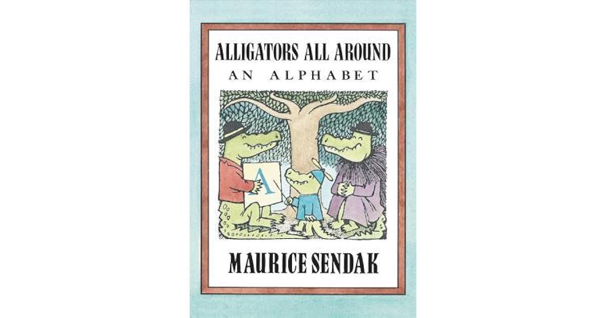 Alligators All Around Board Book: An Alphabet by Maurice Sendak
