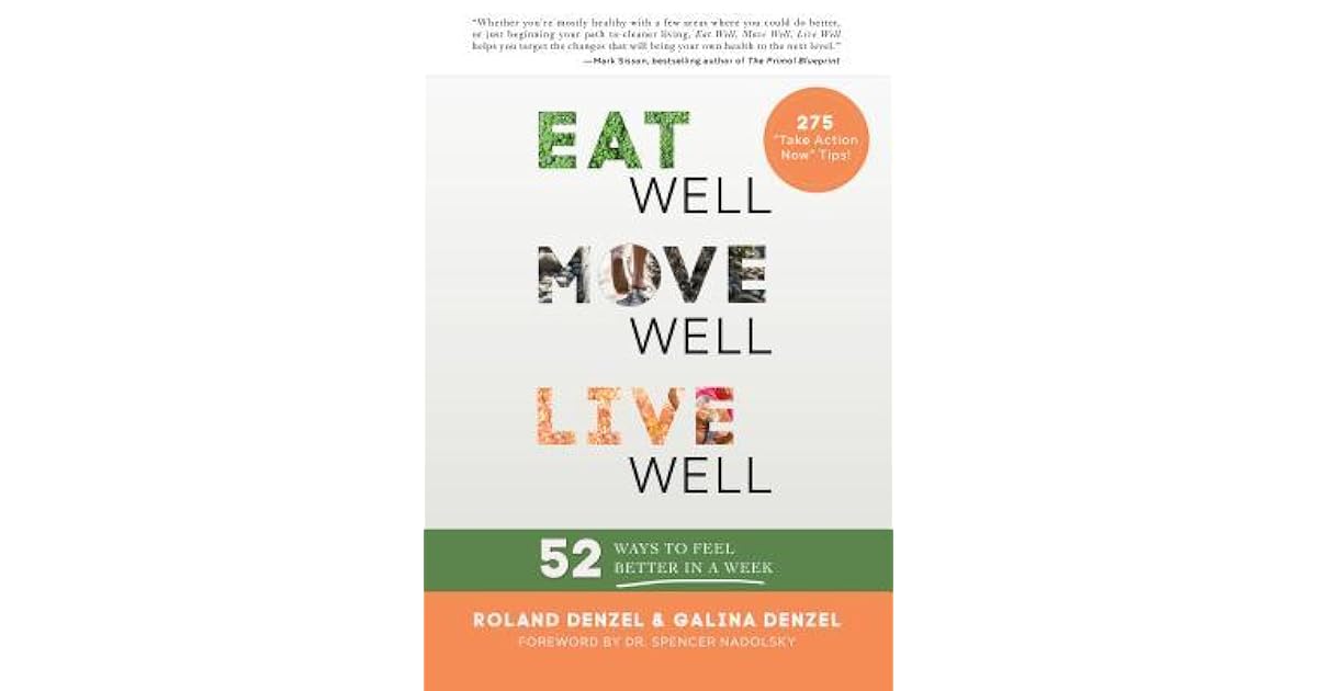 Eat Well, Move Well, Live Well: 52 Ways to Feel Better in a Week by ...