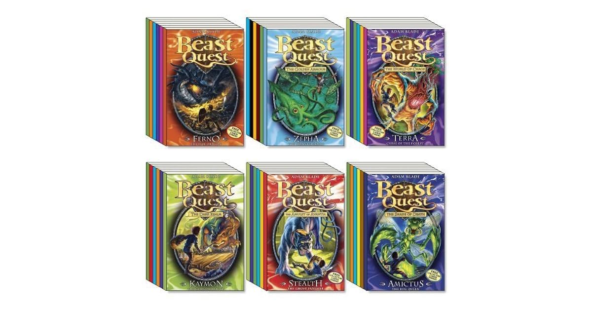 Beast Quest Mega Pack: Series 1-6, 36 books, RRP £179.64 (All the books ...