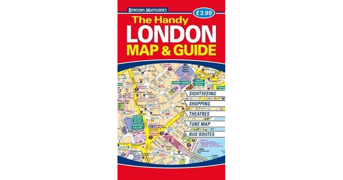 The Handy London Map & Guide by Bensons MapGuides