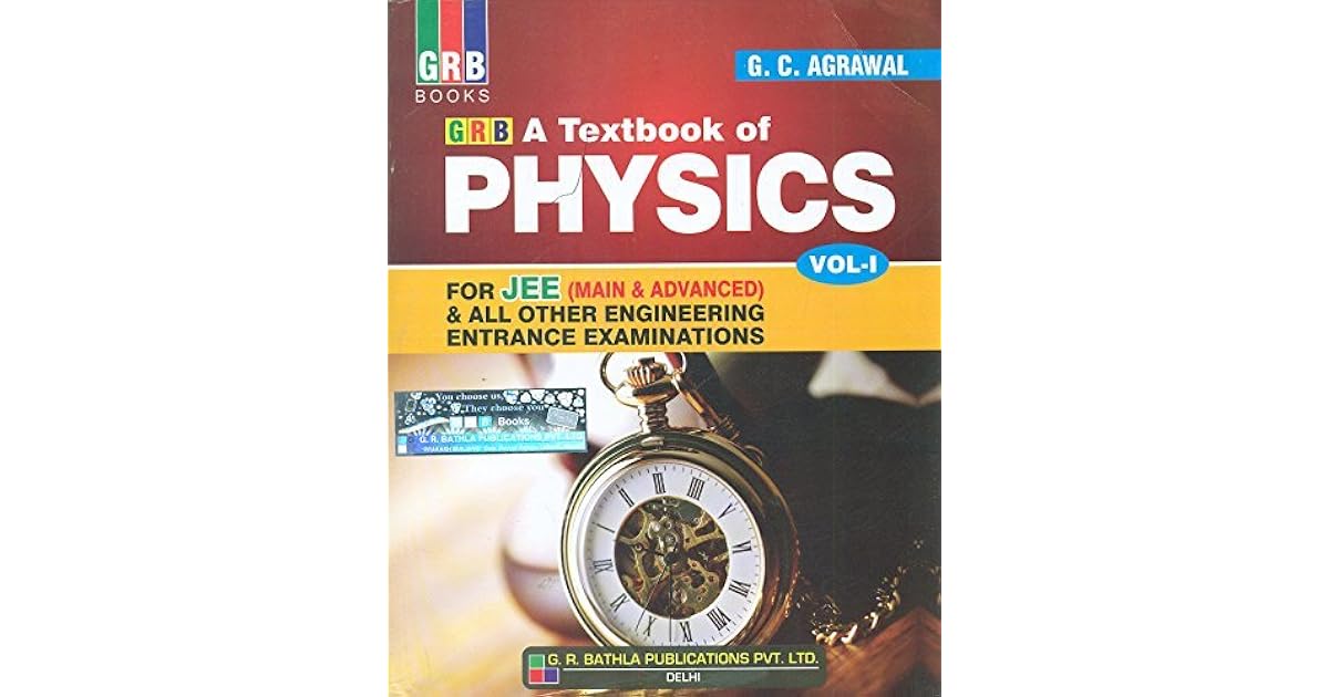Textbook Of Physics For Jee - Vol.1 by G.C. Agarwal