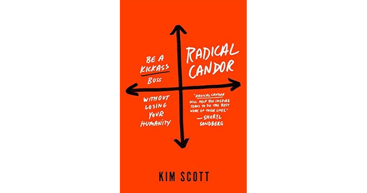 Radical Candor: Be a Kick-Ass Boss Without Losing Your Humanity by Kim ...
