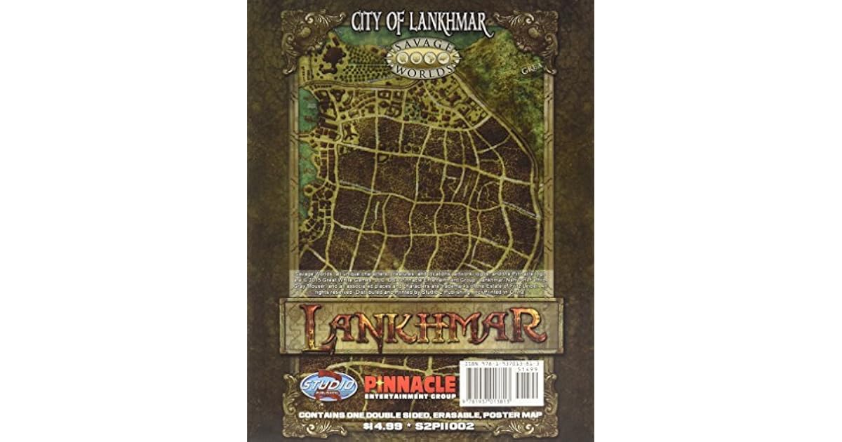 Lankhmar Map Pack: City of Lankhmar and World of Nehwon by Pinnacle ...