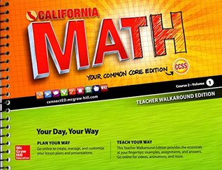 California Math - Your Common Core Edition Course 2 Vol. 1 Teacher ...