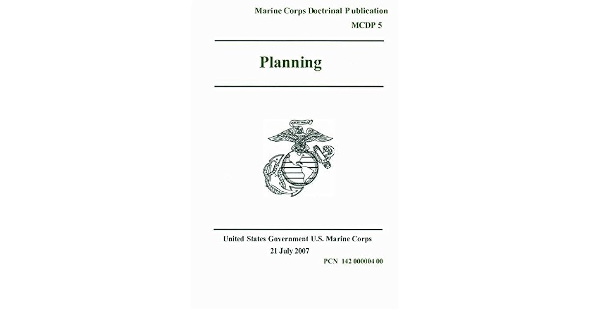 MCDP 5 Planning by U.S. Marine Corps