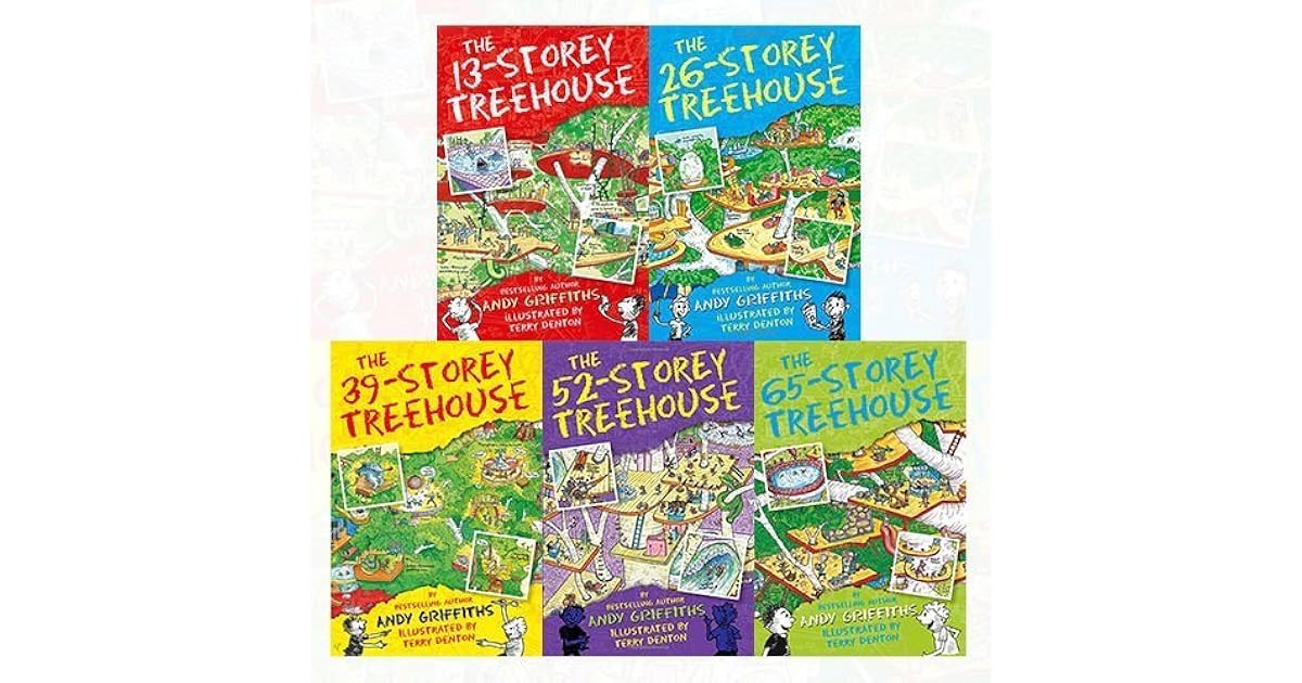 Treehouse Books Collection Andy Griffiths 5 Books Bundle by Andy Griffiths