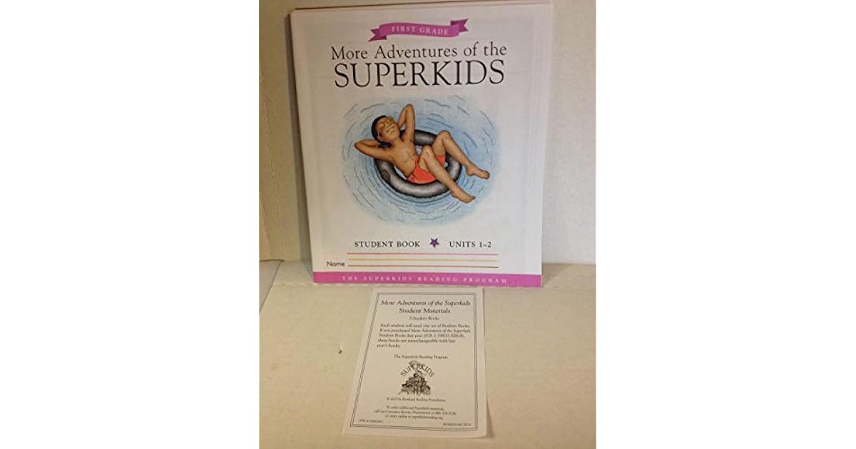 MORE ADVENTURES OF THE SUPERKIDS STUDENT BOOK FIRST GRADE 5 BOOK PACK ...