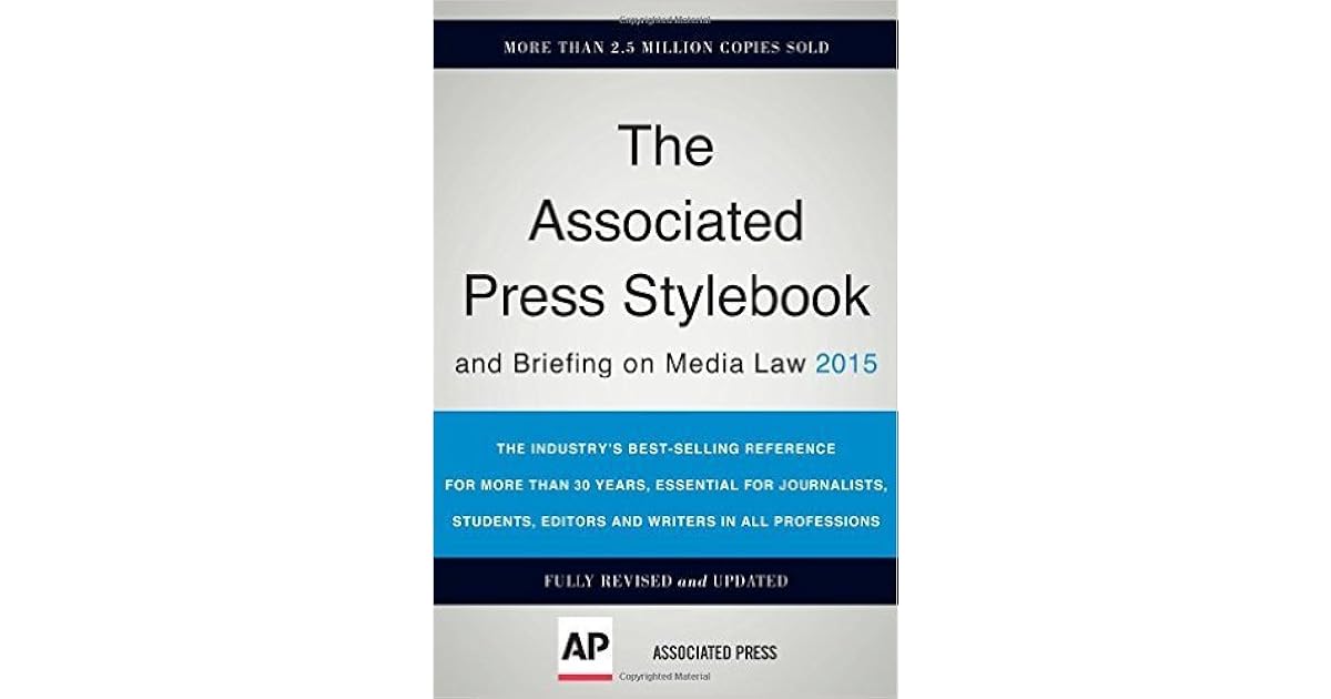 The Associated Press Stylebook 2015 by Associated Press
